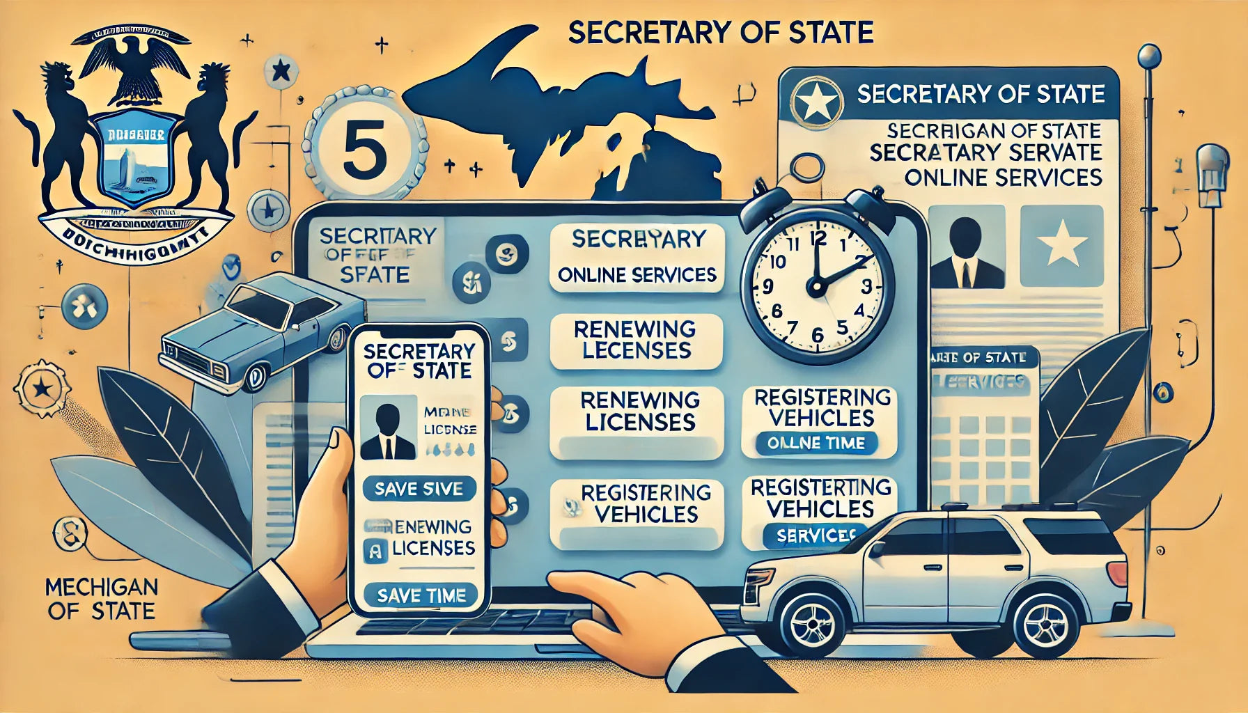 How to Save Time With Michigan Secretary of State Online Services ...